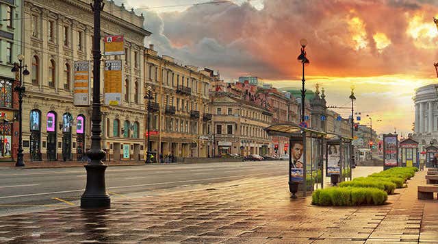 Nevsky Prospect - St Petersburg's main boulevard